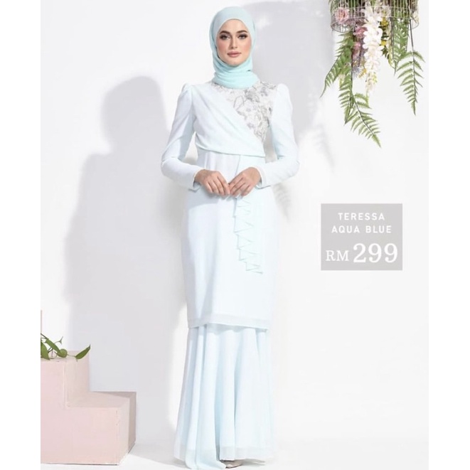 Baju Kurung Teressa Hijabista , Baju Raya 2024, Baju kurung moden ...