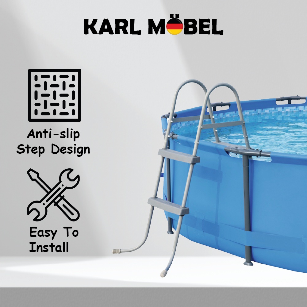 Swimming pool ladder tangga kolam for Intex Bestway swimming pool ...