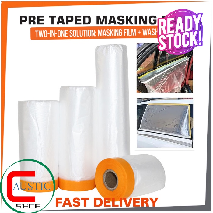 Plastik Cover Alas Lantai Dinding Transparent Untuk Kerja Mengecat Atau ...