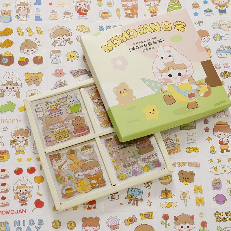 Sticker Set Diary Book Aesthetic Sticker Deco 20/100 Sheets Tumblr ...