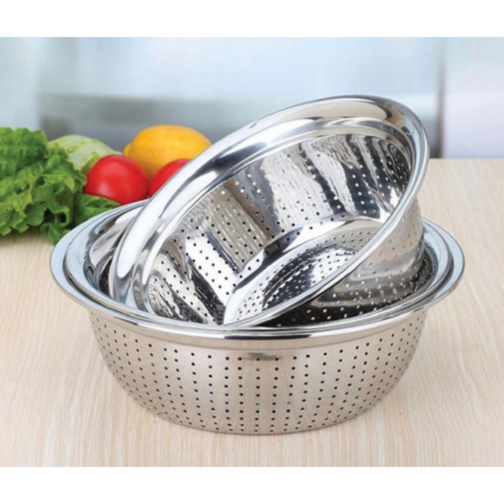 Ready Stok!! Penapis Buah atau sayur besin stainless steel bulat ...