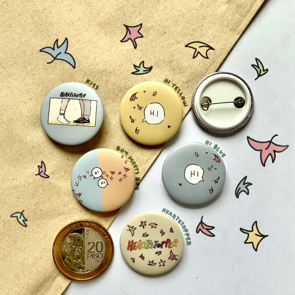 1.25” Heartstopper Button Pin | Shopee Malaysia