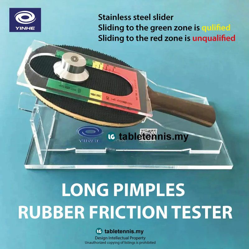 Yinhe Long Pimples Rubber Friction Tester | Shopee Malaysia