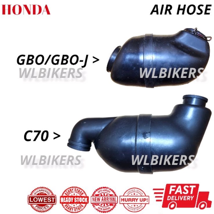 HONDA C70 GBO GBOJ GBO-J LAMPU BULAT PETAH AIR HOSE GETAH RUBBER ...