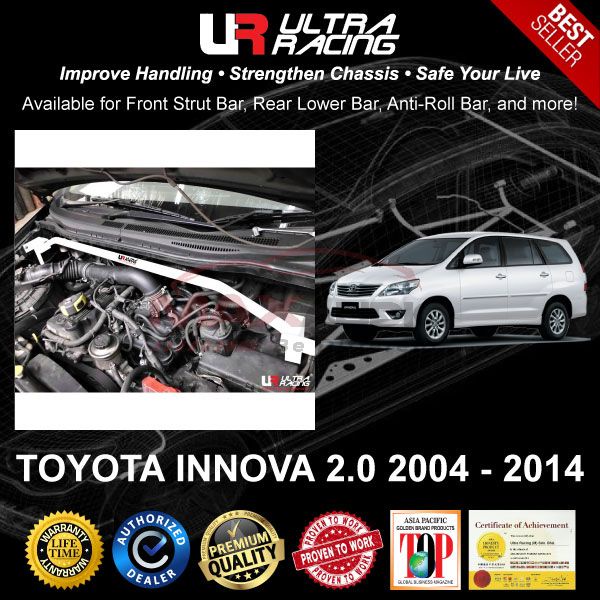 TOYOTA INNOVA 2004 - 2014 ULTRA RACING Safety Front Rear Strut Room ...