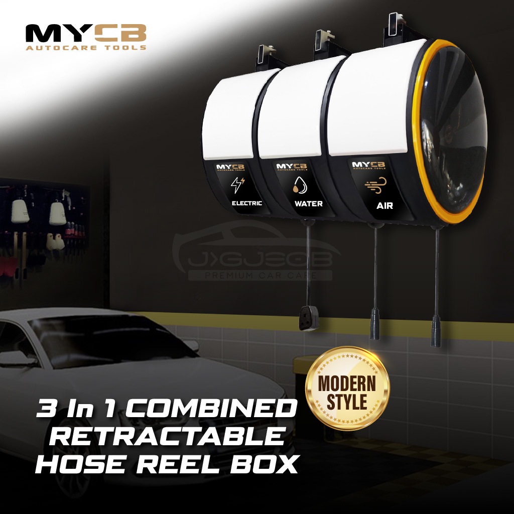 MYCB Modern Combined Retractable Hose Reel Box 3 In 1 Air Water ...