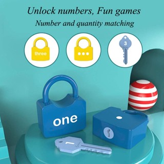 Kids Learning Locks with Keys Numbers Matching & Counting Animals ...