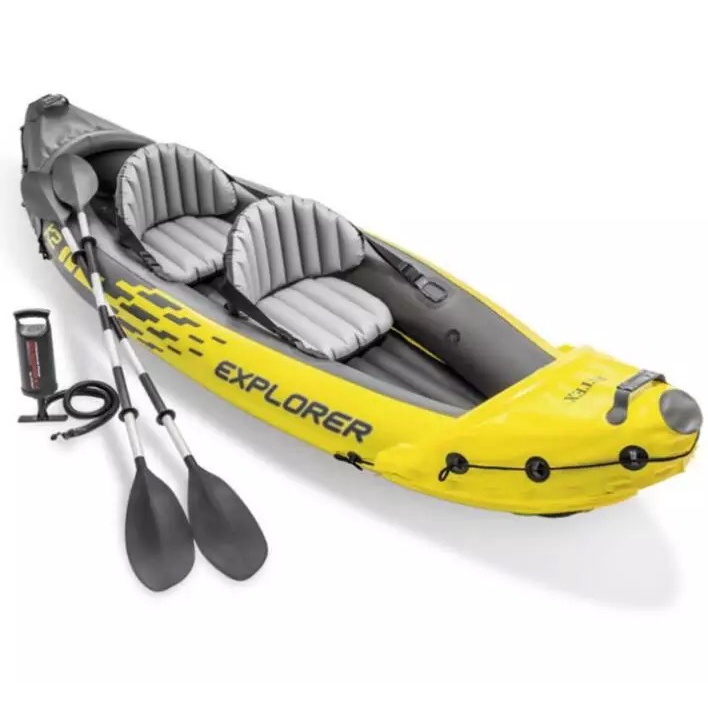 INTEX 2 Person Kayak Boat Inflatable Boat Rubber Raft Drifting Double ...