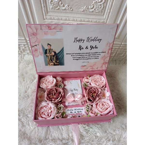 PO / Exclusive Flower box / Flower box / custom hardbox hamper / gift ...