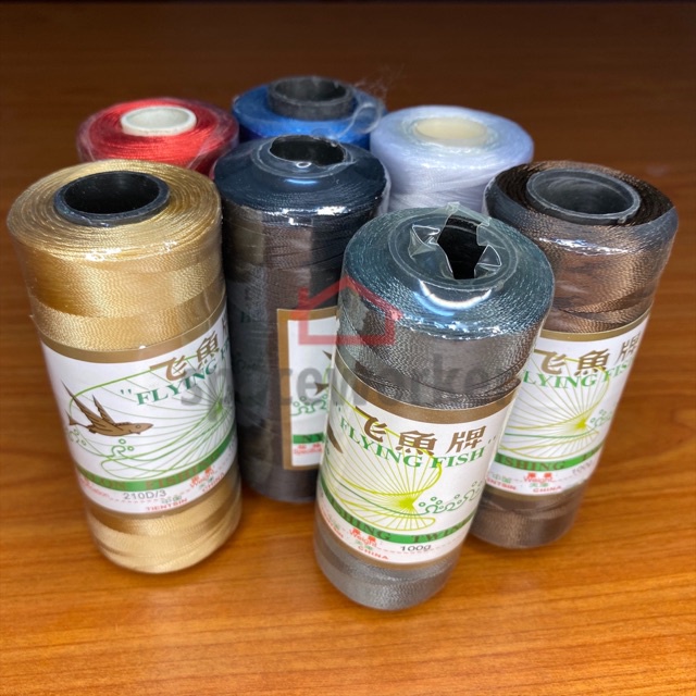 FLYING FISH 210D/3 NYLON FISHING TWINE NYLON THREAD BENANG NYLON 1000M ...
