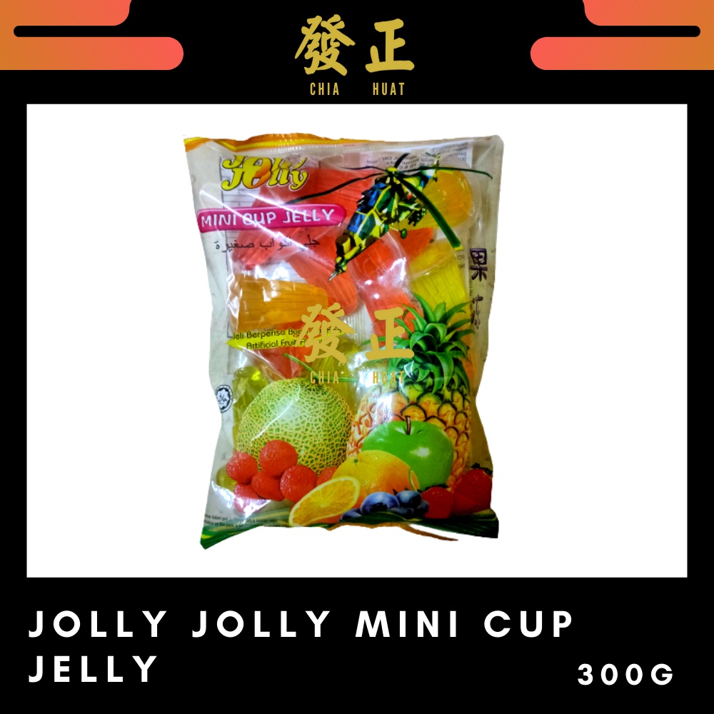 Jolly Jolly Mini Cup Jelly 传统果冻 300g | Shopee Malaysia