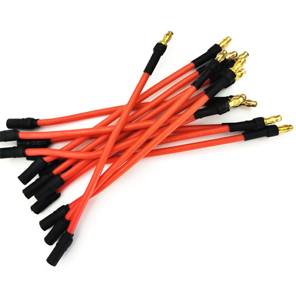 3pcs/lot RC Motor/ESC Extension Cable Wire 3.5MM Banana Plug 16AWG ...