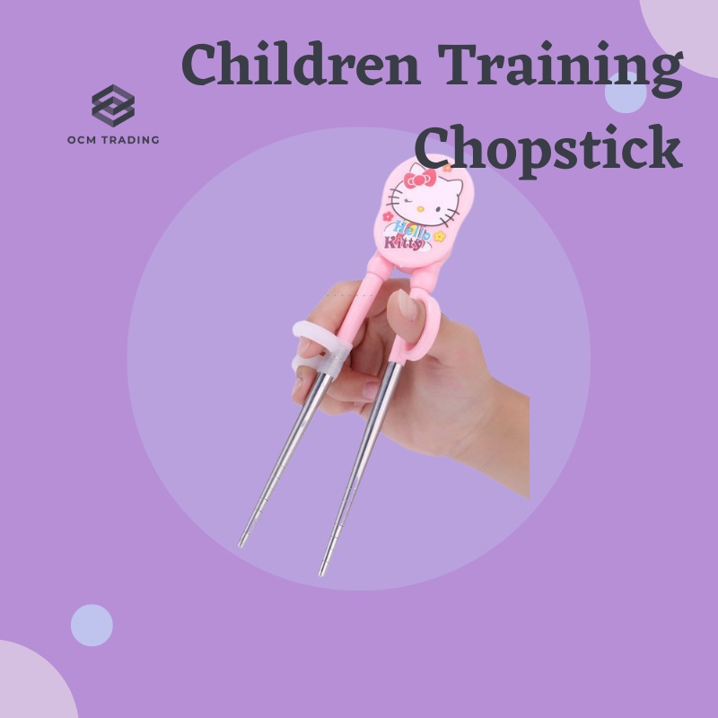 OCM Cartoon Children Kids Training Chopsticks Learning Chopsticks ...