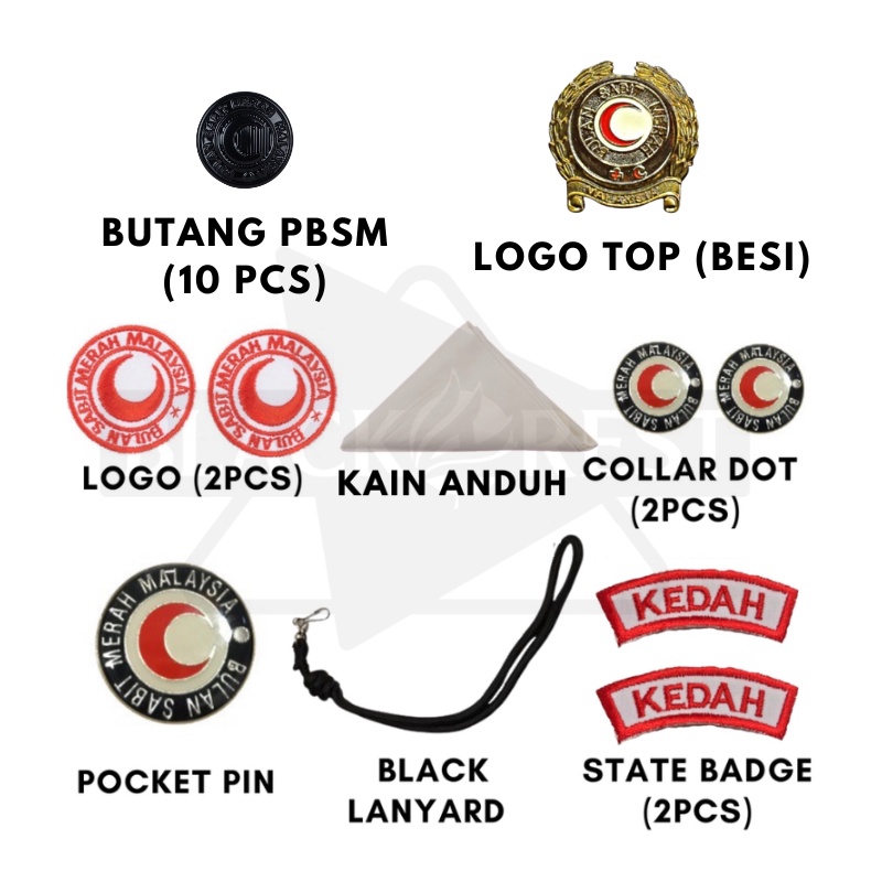 SET LENGKAP AKSESORI PBSM BSMM | Shopee Malaysia