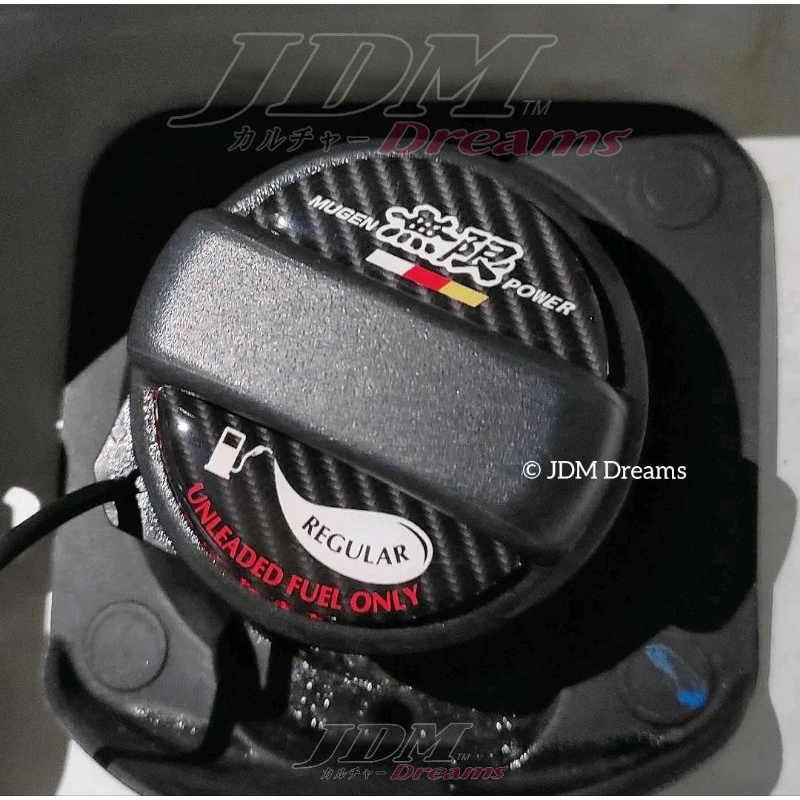 JDM Fuel Cap Deco Sticker for Honda Jazz Fit City Grace Hatchback HRV ...