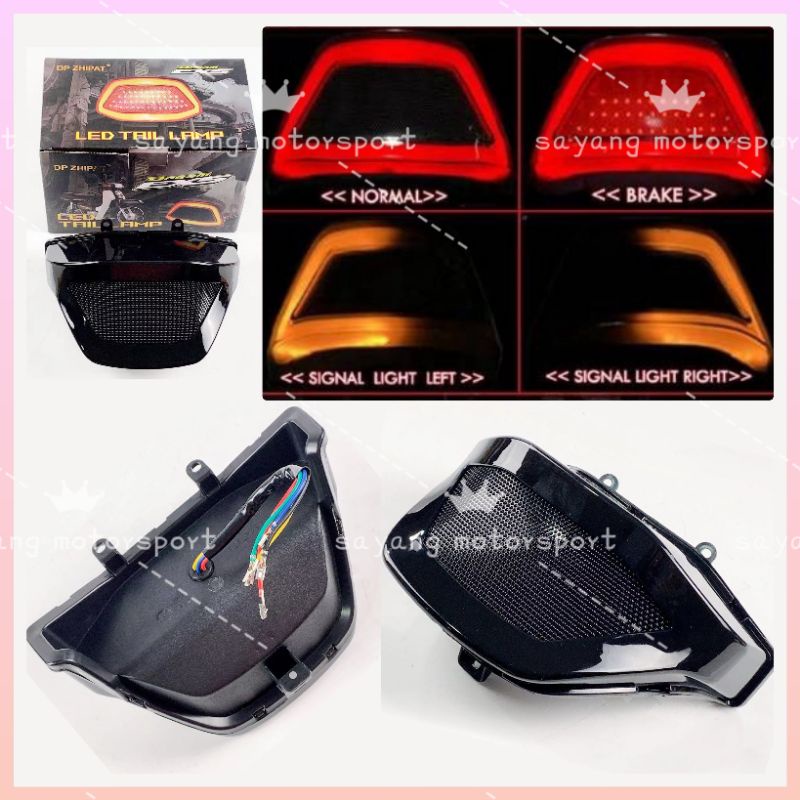 HONDA EX5 EX5 DREAM REAR TAIL LAMP EX5 HIGH POWER EX5 DREAM LAMPU ...