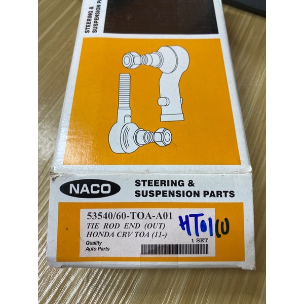 53540/60-TOA-A01 Honda CRV TOA 2011 Tie Rod End (2pcs) | Shopee Malaysia