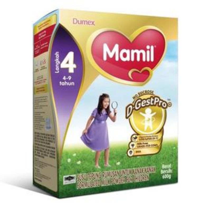 Dumex Mamil Active 4 Regular Formulated Milk Powder For Children 4-6 ...
