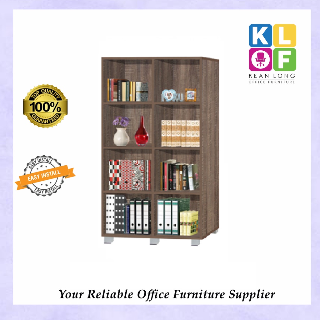 KLOF Almari 8 Petak Terbuka / Rak Buku / 8 Compartment File Cabinet ...