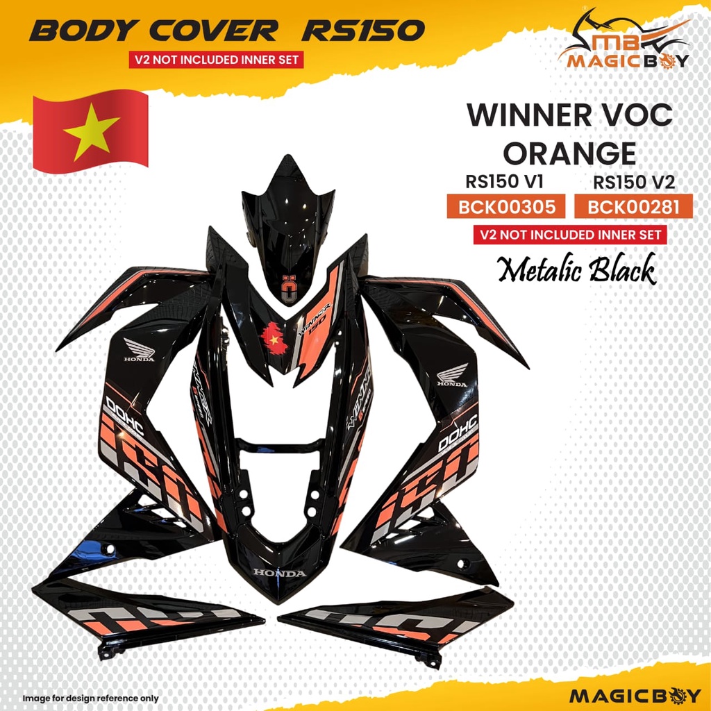 RS150 V1 V2 MAGIC BOY COVER SET VIETNAM 100%ORIGINEL MAGIC BOY RS150 ...