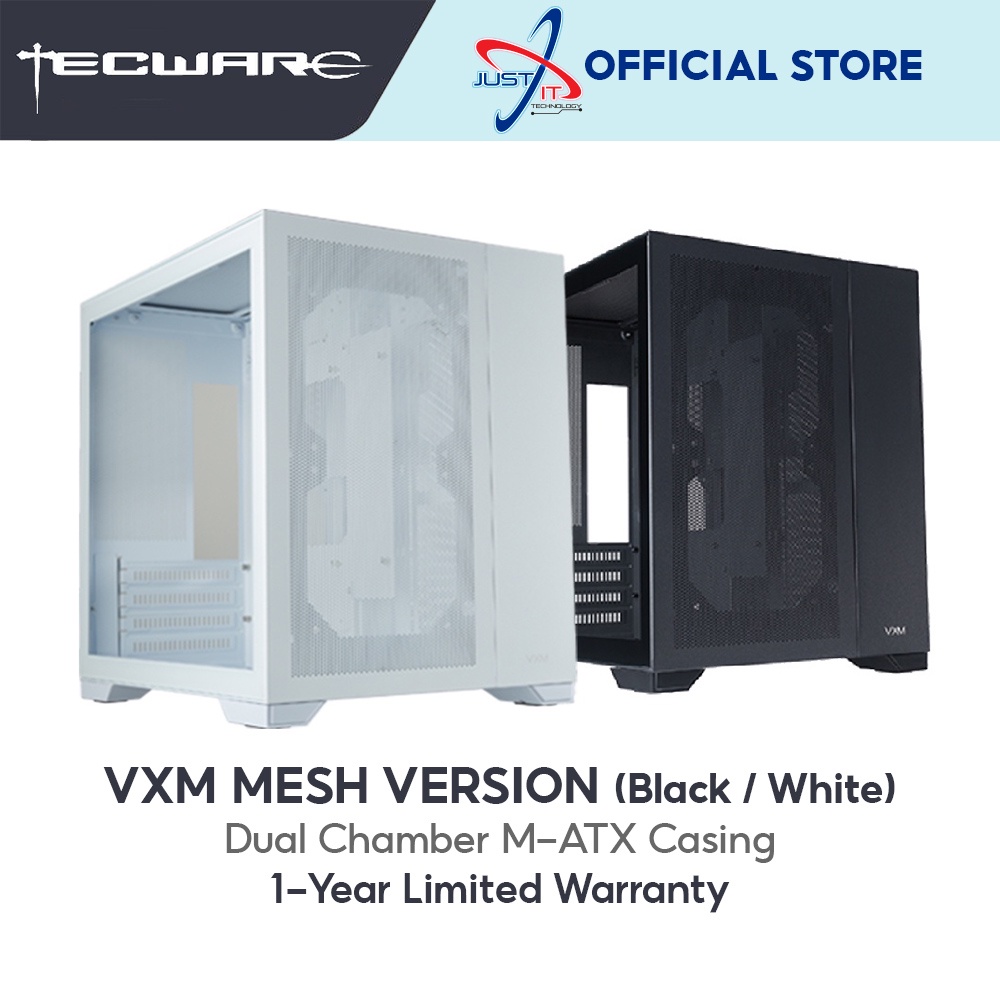 Tecware VXM2/VXM TG/VXM Mesh M-ATX Gaming Casing | Shopee Malaysia
