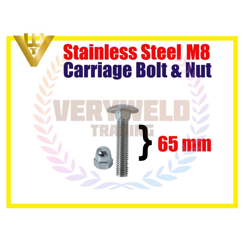 VERYWELD SKRU KEPALA BULAT PAGAR PANEL ALUMINIUM / Stainless Steel ...