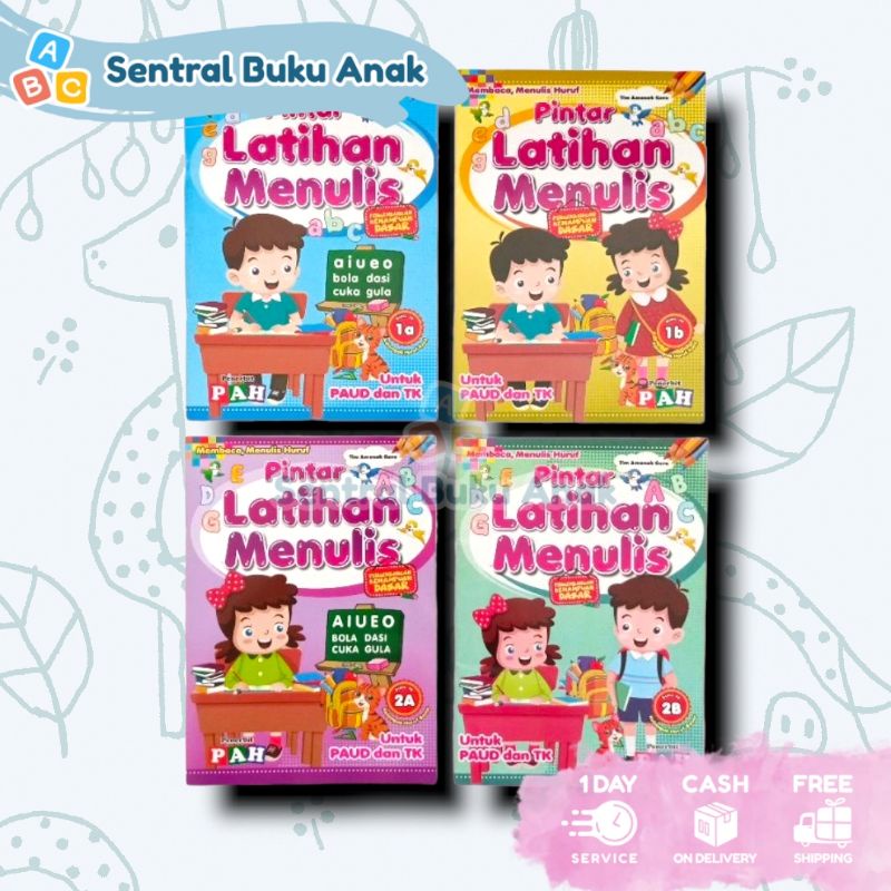 Smart PAUD Kindergarten Book, ABC Writing Practice, Upper and Lowercase ...