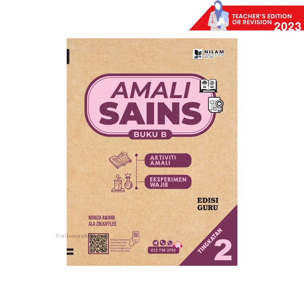 NILAM *EDISI GURU* Amali Sains Tingkatan 2 (2023) Buku B Dwibahasa ...