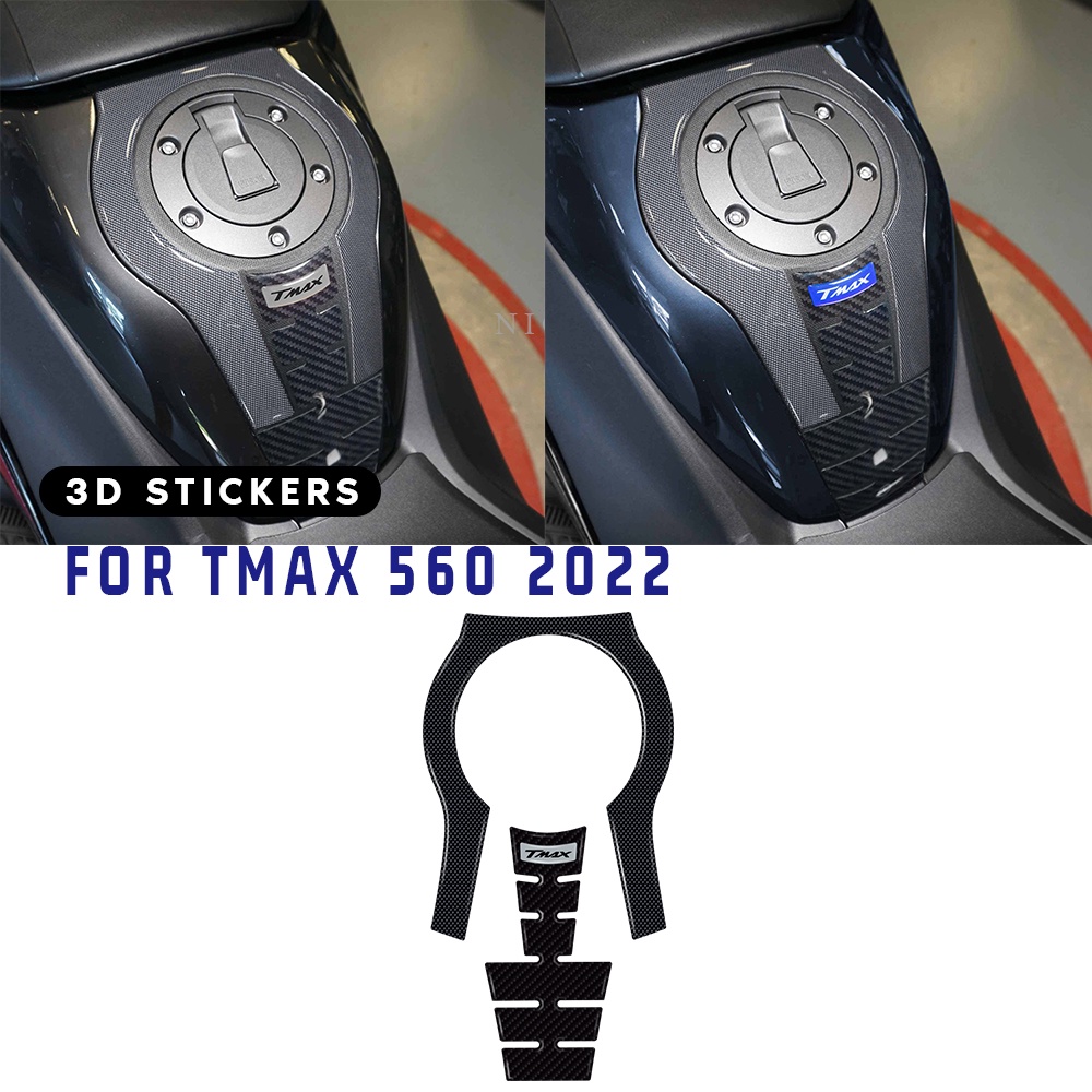 For yamaha tmax 560 2022 Tunnel boss protection Sticker 3D Tank pad ...