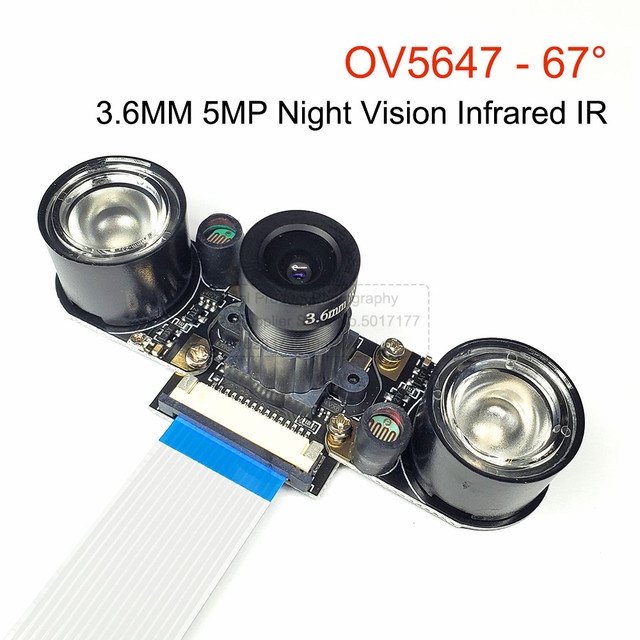 OV5647 Camera Module for Raspberry Pi 3B 4B Adjustable Focus 67 72 120 ...