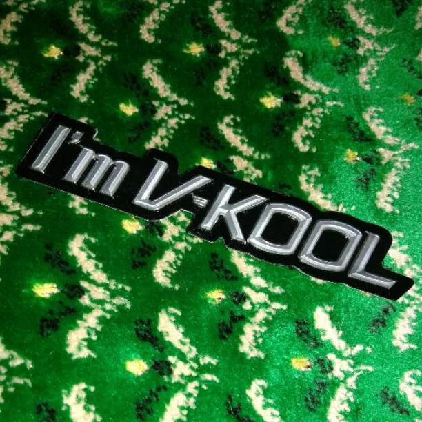 (N-X4X)() Car Glass Sticker Embossed Im Vkool Vkool V Kool Sticker Not ...