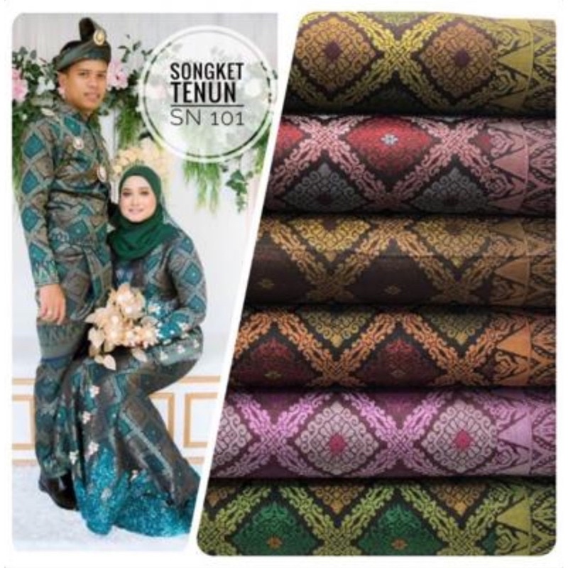 Kain Pasang Songket Tenun 🌹Ready Stok 🌹Songket Tenun Asli, Kain Songket ...