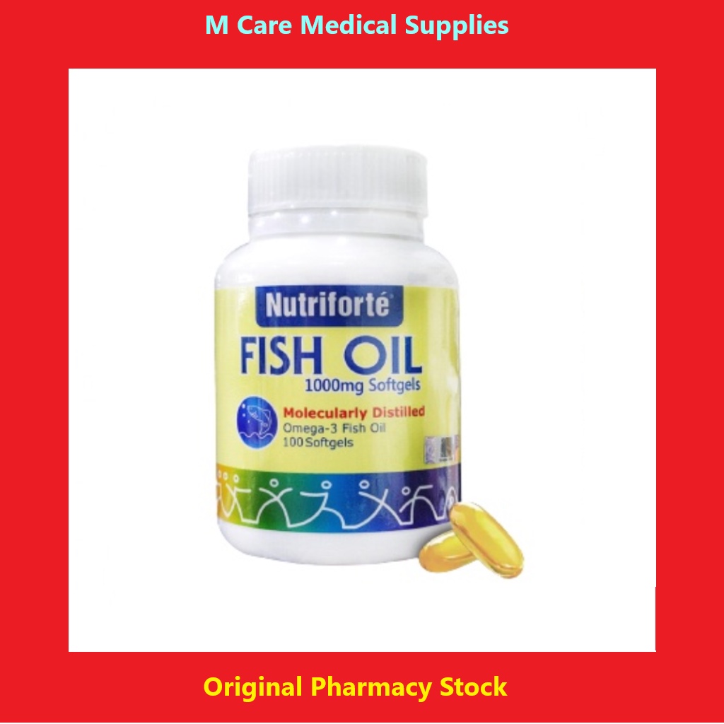 Nutriforte Fish Oil 1000mg -100 SOFTGEL | Shopee Malaysia