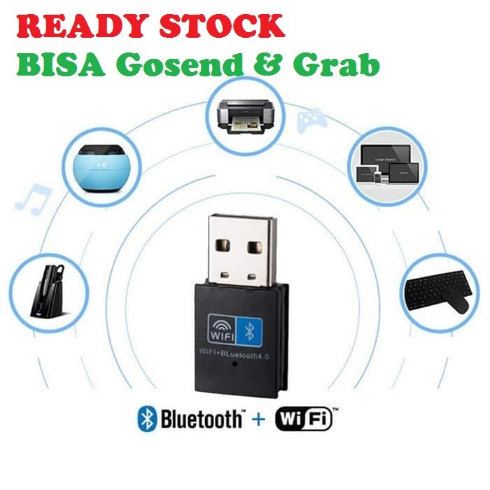 USB Wifi Adapter + Bluetooth 4.0 Dongle (Realtek Chipset RTL8723B ...