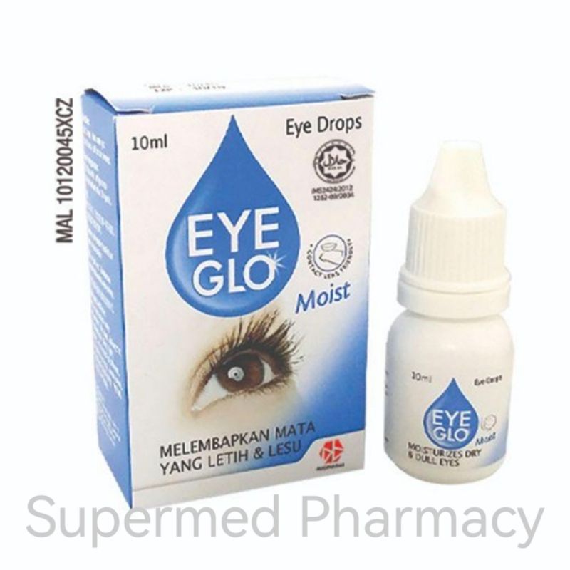 Eye Glo Moist/Blue Eye Drops 10ml (Melembabkan Mata Yang Letih dan Lesu ...