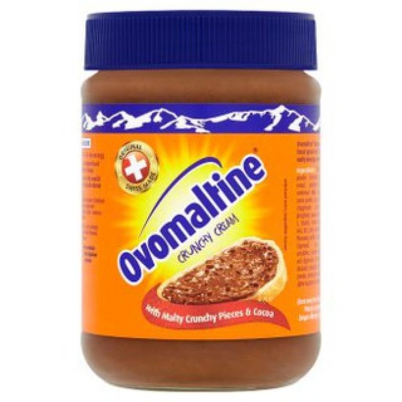 Ovomaltine Crunchy Cream Chocolate Spread with Malty Crunchy Pieces ...