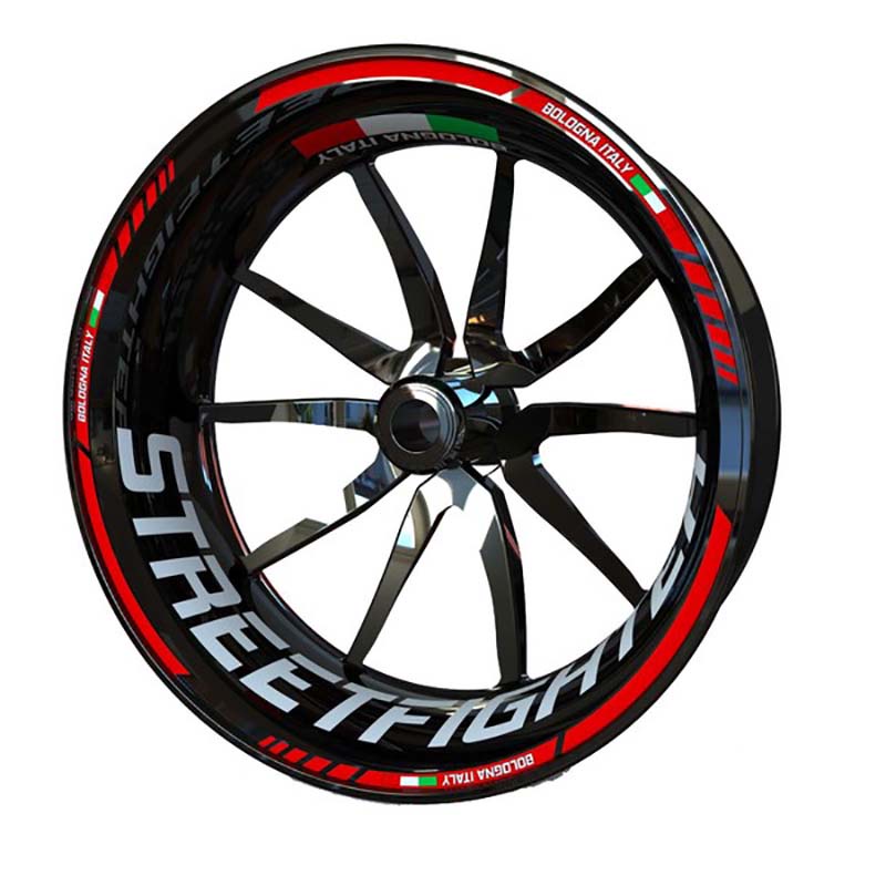 Motorcycle Rim Sticker Wheel Decal Logo For Ducati Streetfighter v4s V4 ...