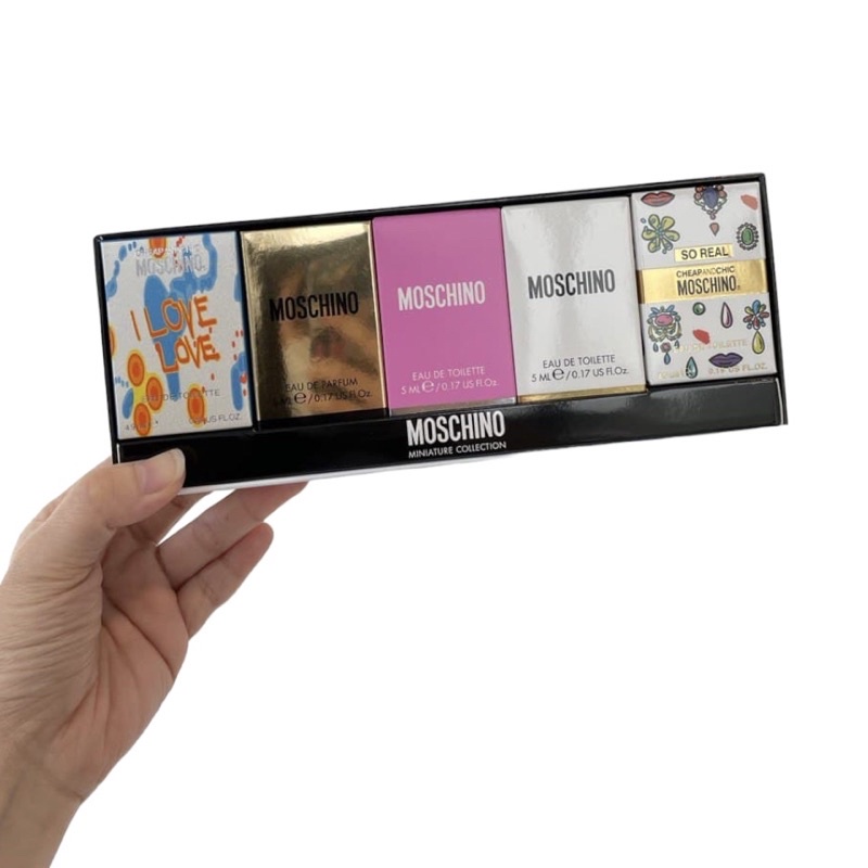 Moschino Miniature Collection 5in1 Gift Set for female (5x5ml) | Shopee ...