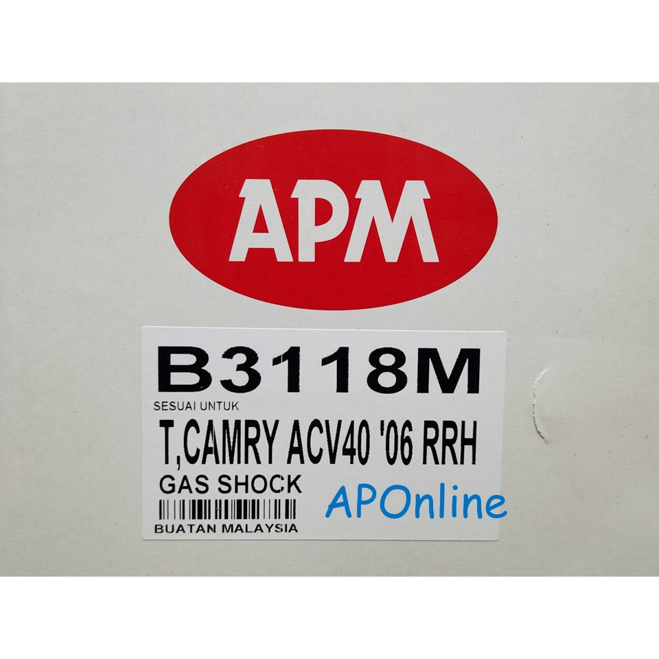 (APM) Toyota Camry ACV40 Shock Absorber (Gas) | Shopee Malaysia
