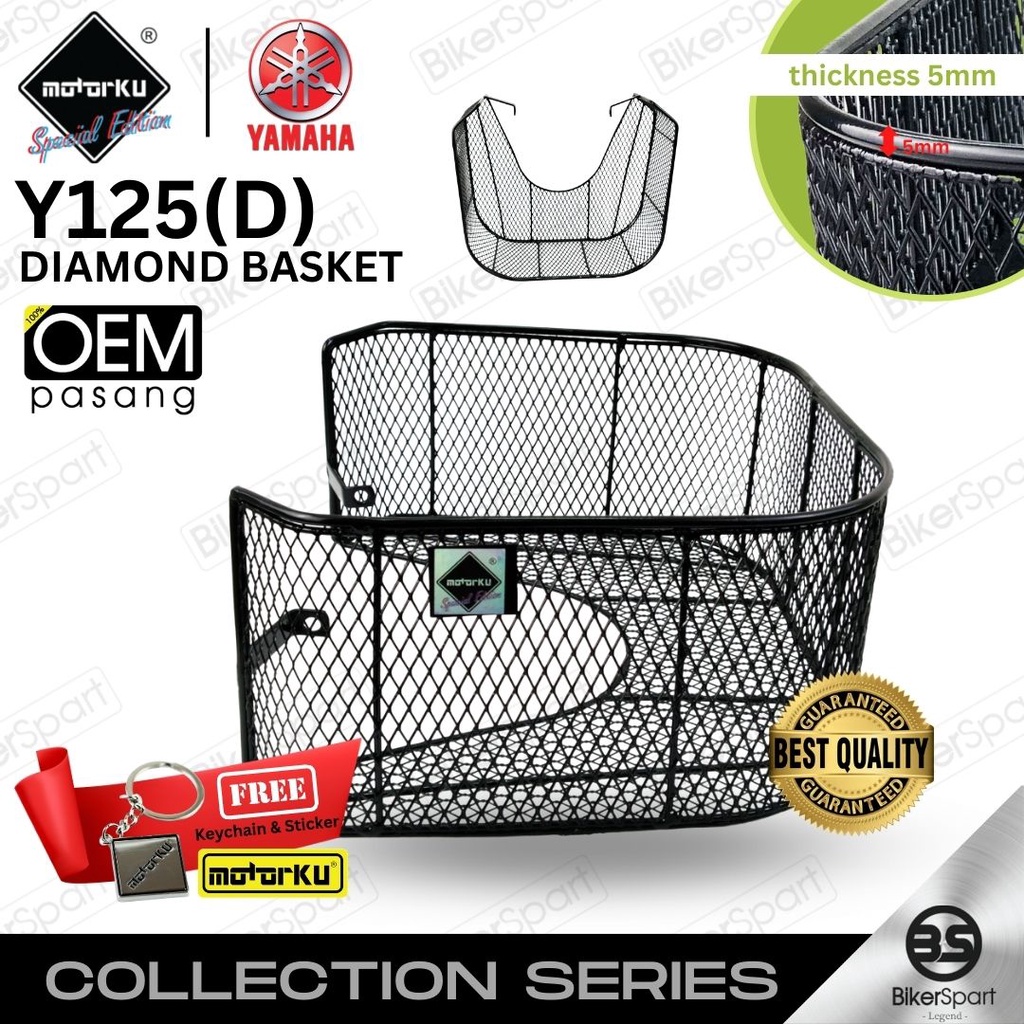 YAMAHA Y125 DIAMOND BASKET Black Basket Collection Series Classic ...