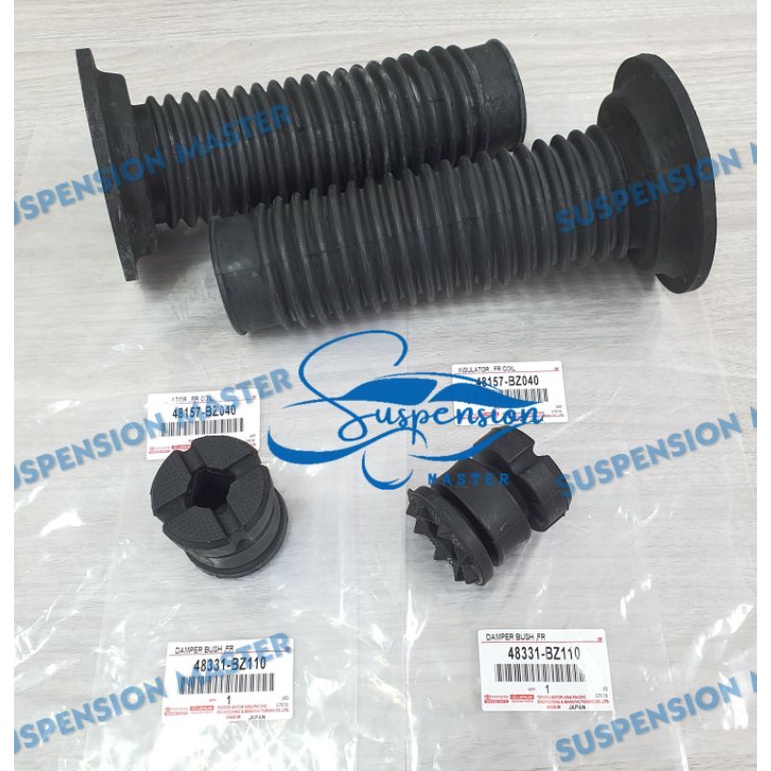 4 IN 1 SET - FRONT ABSORBER COVER / SHAFT BUSH - TOYOTA AVANZA F651 ...