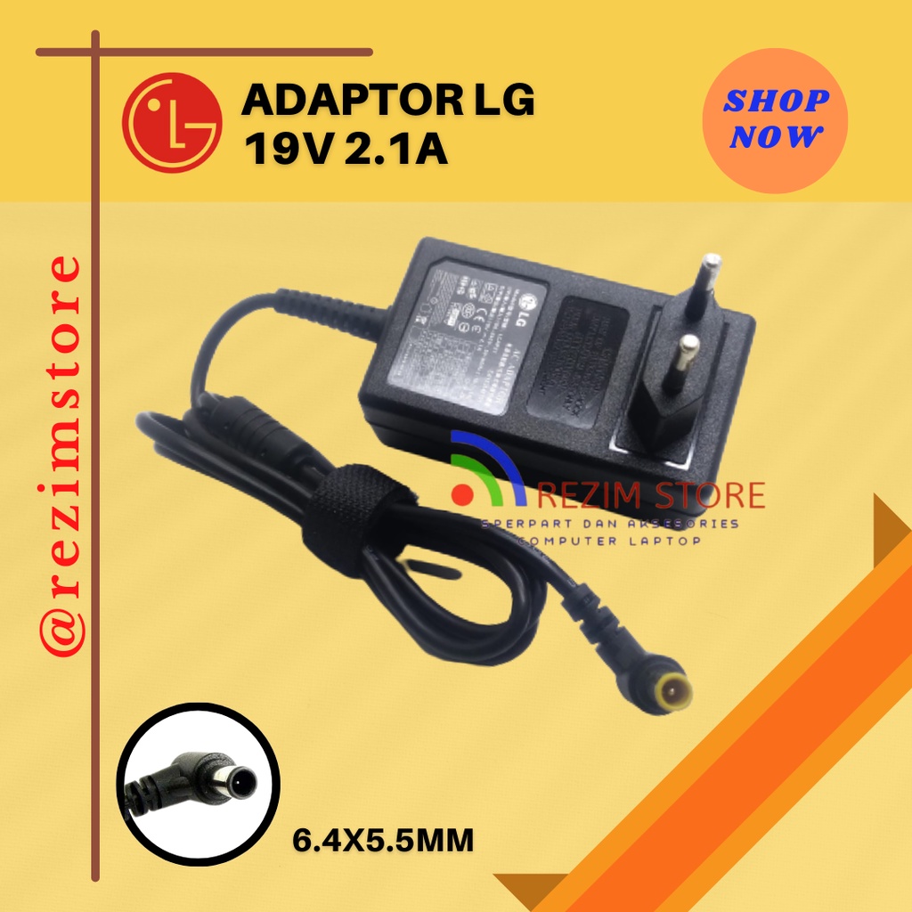 LG 19V 2.1A LCD TV Monitor Power Adapter Direct Plug EU Needle Model ...