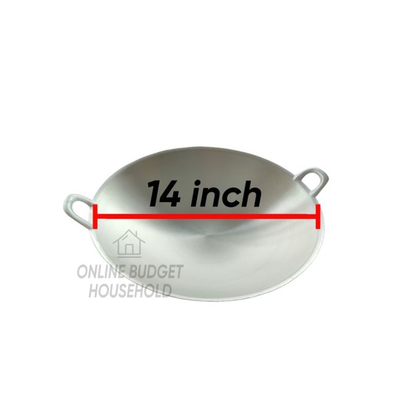 Aluminium cooking wok / Aluminium polish wok / kuali aluminium / kuali ...