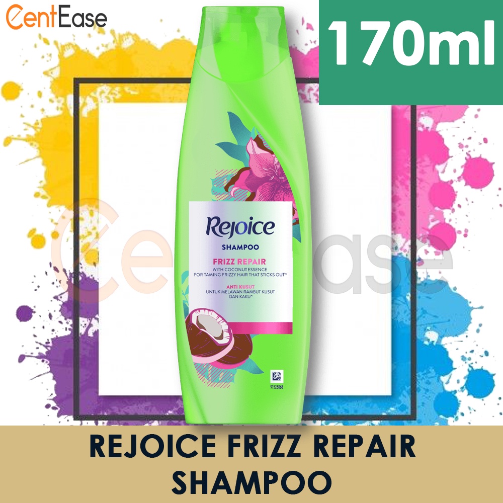 Rejoice Frizz Repair Hair Shampoo 170ml / 340ml (Exp: Sep 2024) | Shopee Malaysia