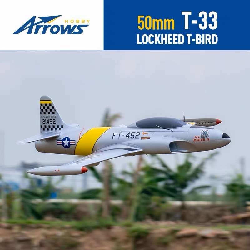 **READY STOCK** Arrows T-33 50mm EDF with gyro | Shopee Malaysia