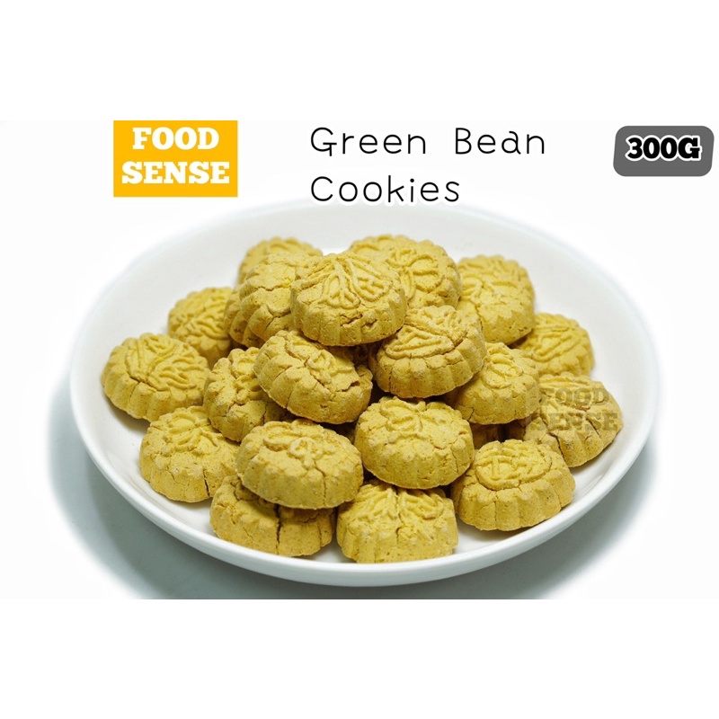 Food Sense Green Bean Cookies • Biskut Kacang Hijau • 绿豆饼 (300g ...