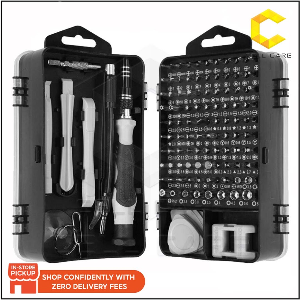 115 in 1 Heavy Duty Precision Screwdriver Set Magnetic Professional ...