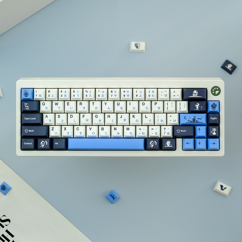 135 Keys GMK Midnight Keycaps Cherry Profile PBT Dye Sublimation ...