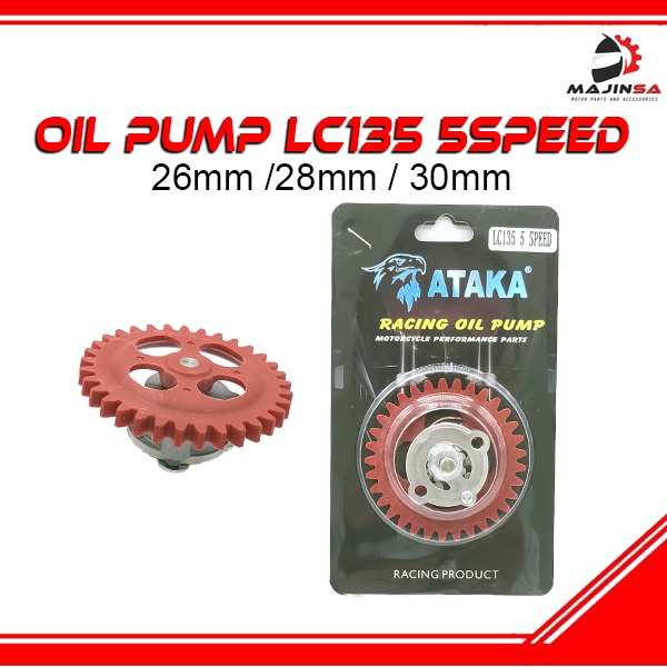 ATAKA RACING OIL PUMP YAMAHA LC135 5 SPEED OIL PUMP LC135 5S | Shopee ...