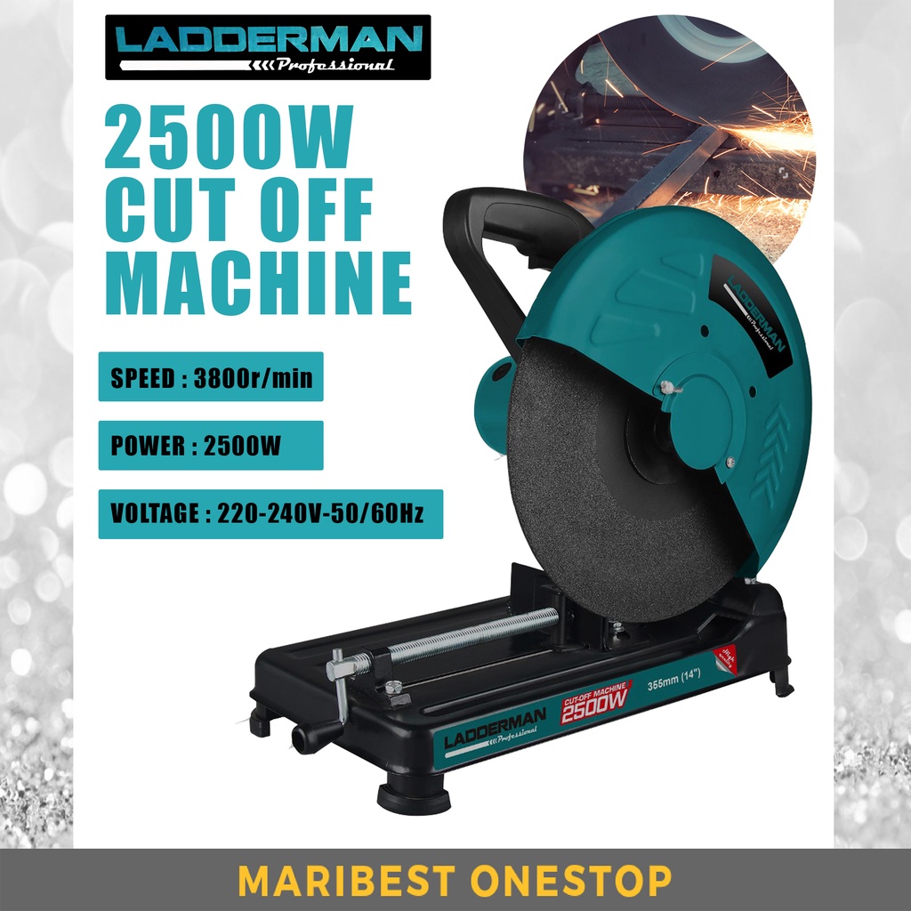 LADDERMAN LDM-2414 2500W 14” 355MM Chop Saw Cut-Off Machine Metal ...